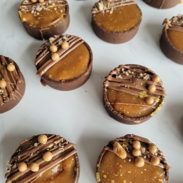 Mini Caramel Tartlette x 10 - The Cake Eating Company NZ