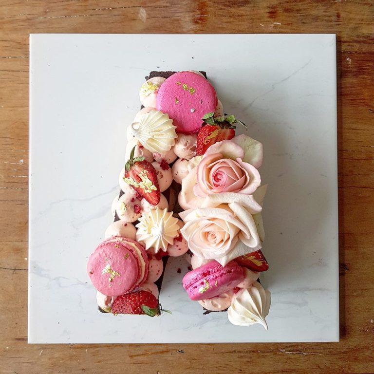 Number/Letter Cookie Cake - The Cake Eating Company NZ