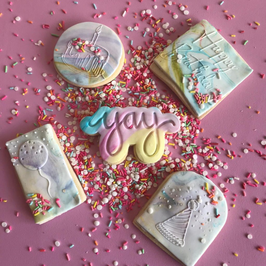 Birthday Party Cookie Box - The Cake Eating Company NZ